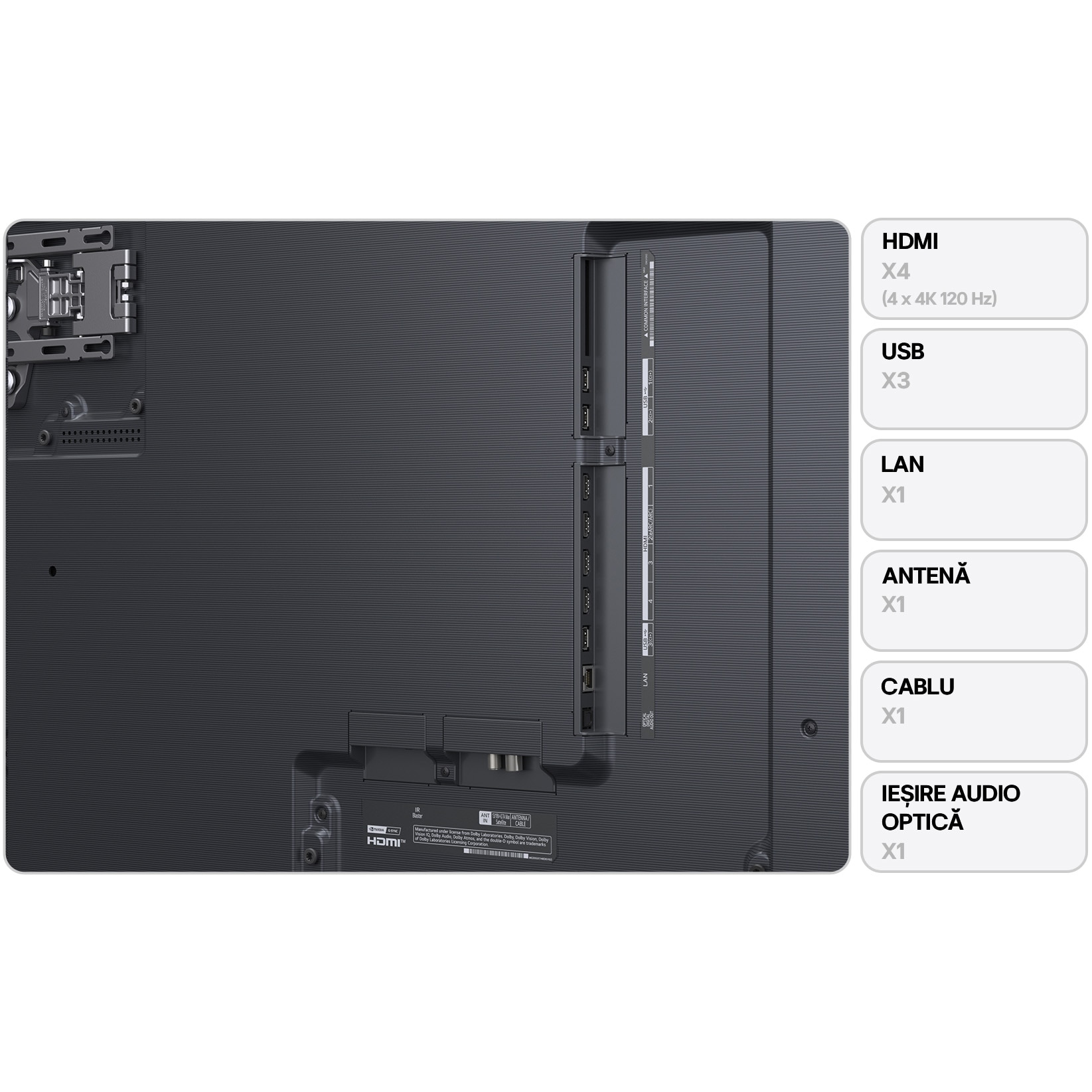 Televizor LG OLED evo 77G51LW, 195 cm, Smart, 4K Ultra HD, 100 Hz ...