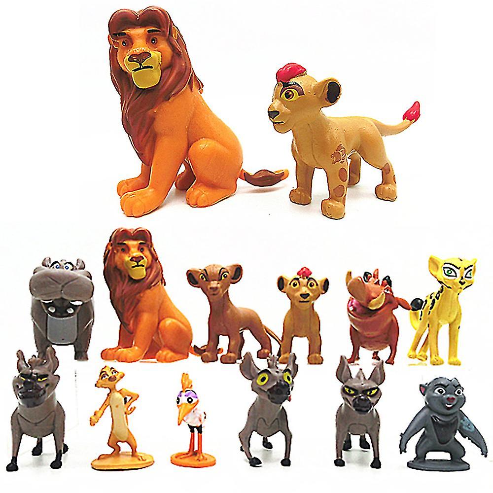 12 darabos figura készlet, Az Oroszlánkirály, Simba, Timon, Pumba, PVC ...