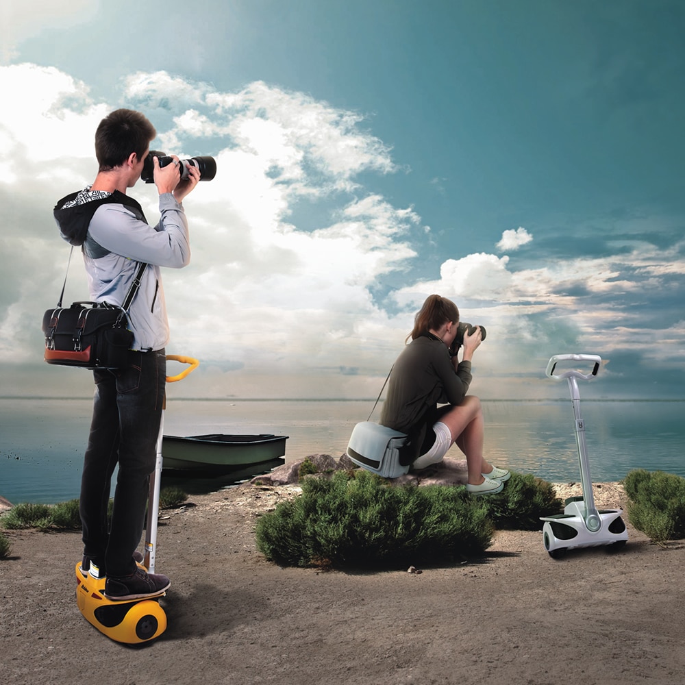 Scuter Electric Robstep Robin M1 Argintiu - eMAG.ro