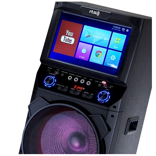 Boxa RTS-8215 Smart cu Tableta & Microfon Wireless - eMAG.ro