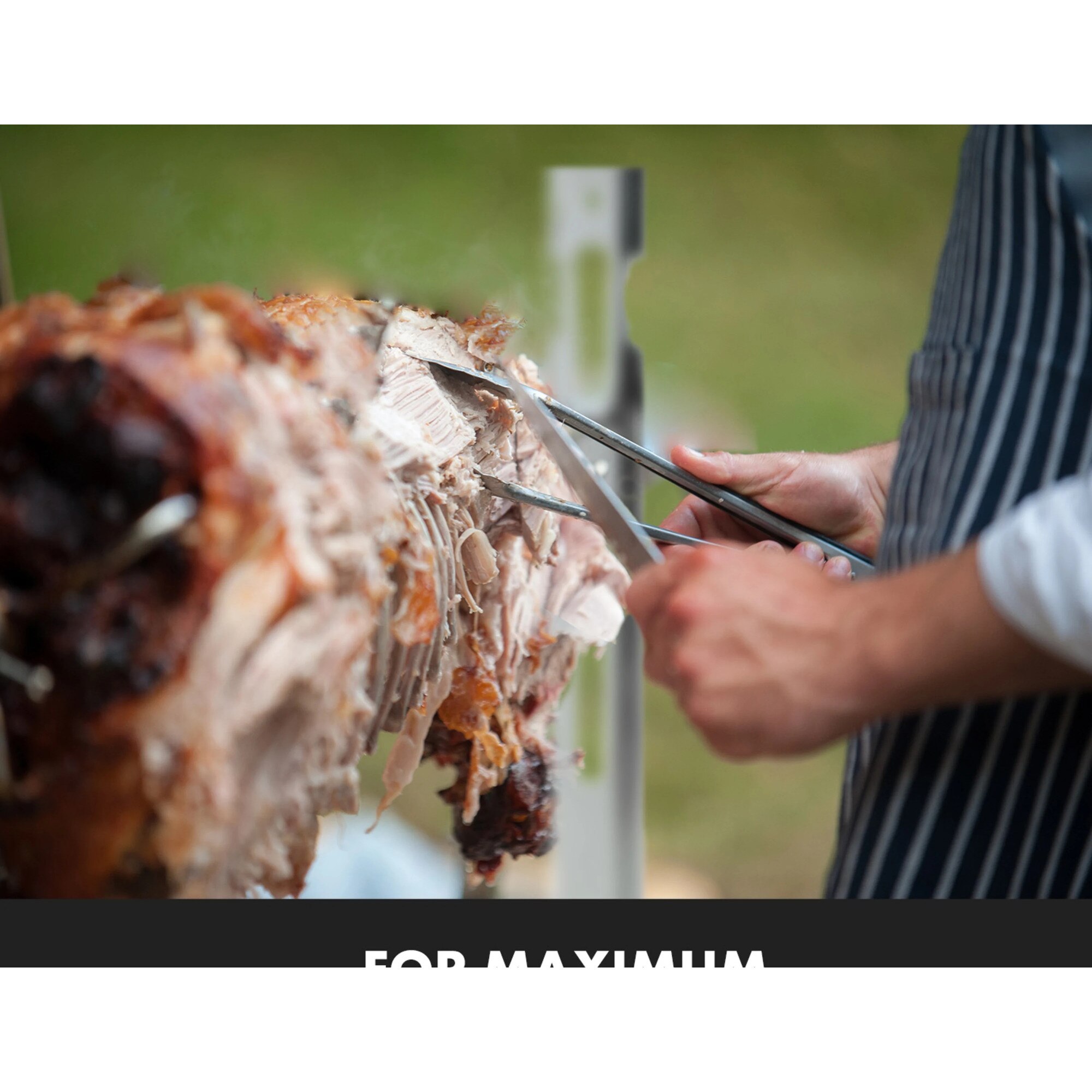 Gratar rotativ/protap pentru porc, greutate maxima 70 kg, cu motor de ...