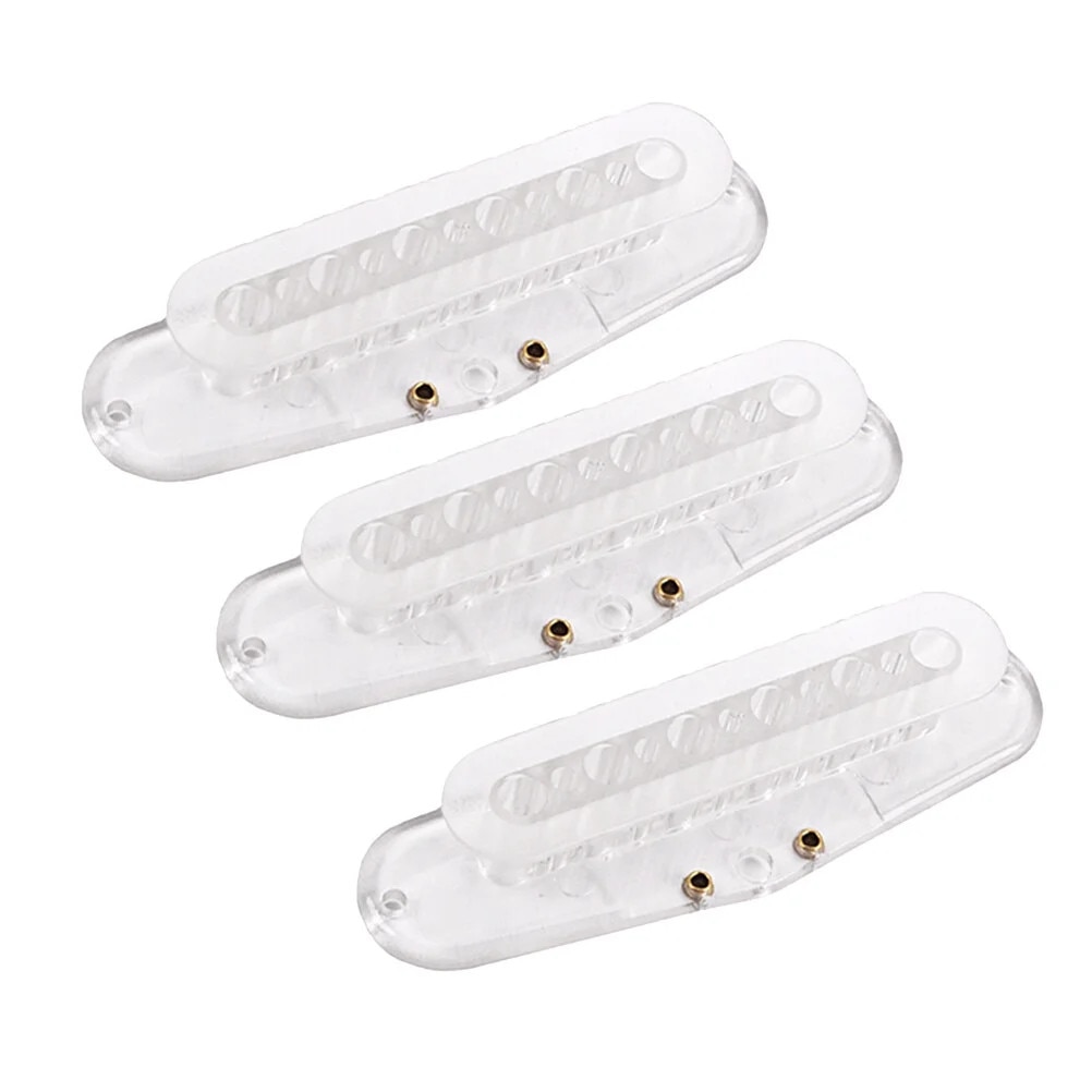 Bobina pickup pentru chitara, neagra, 8.38x2.3x1.56cm, set 6 bucati ...