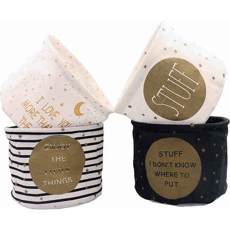 Set cosuri de depozitare pliabile Enforose, design modern, tesatura din ...