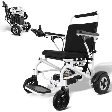 Scaun cu rotile electric, model pliabil, motorizat, capacitatea de ...