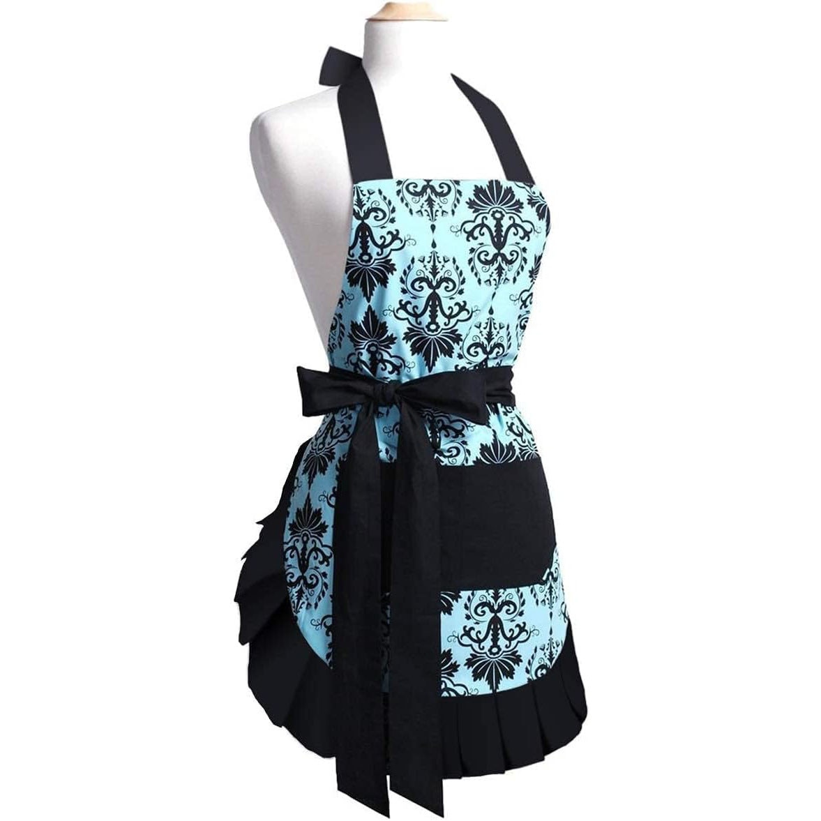 Sort de bucatarie, gradinarit, bumbac pur, vintage, Cu curea reglabila ...