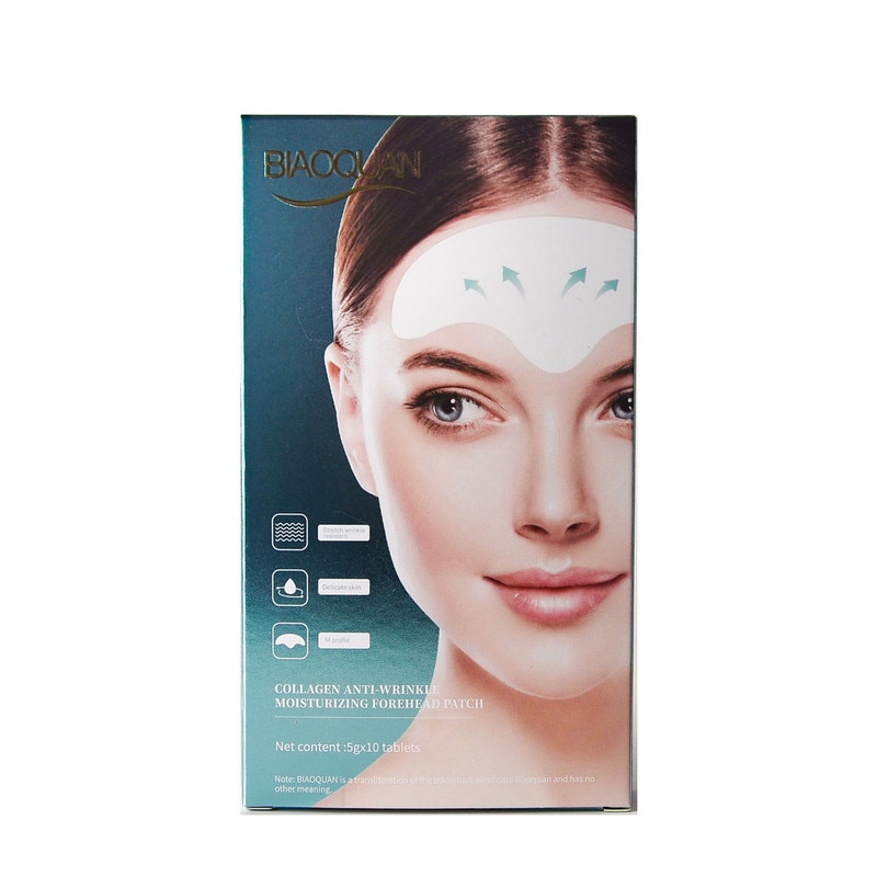 Pachet de 10 plasturi anti-rid pentru frunte, CAKMGER, hidrogel ...