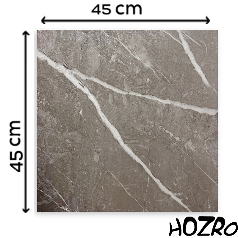 Set 10 x Placi PVC Autoadezive HOZRO, Pentru Podea, Stil Marmura ...