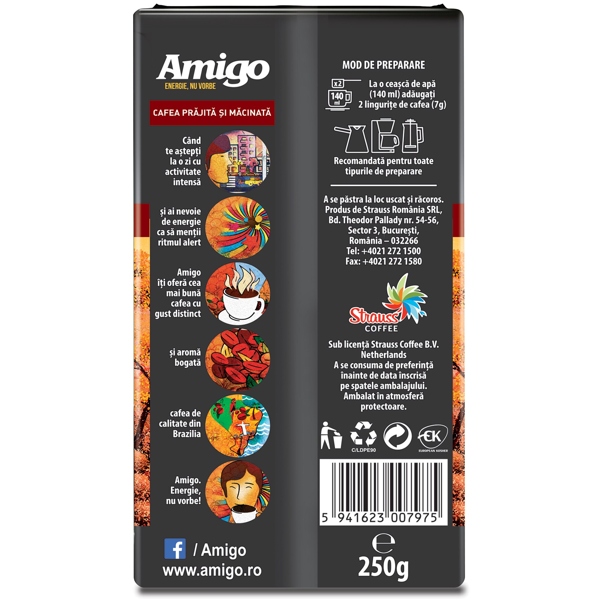 Cafea Amigo R&G 250g - eMAG.ro