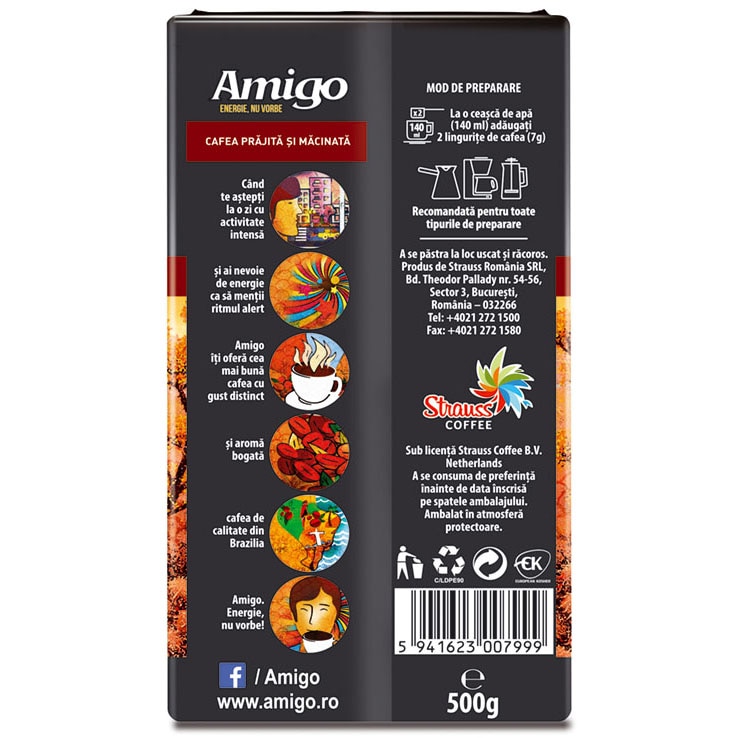 Cafea Amigo R&G 500g - eMAG.ro
