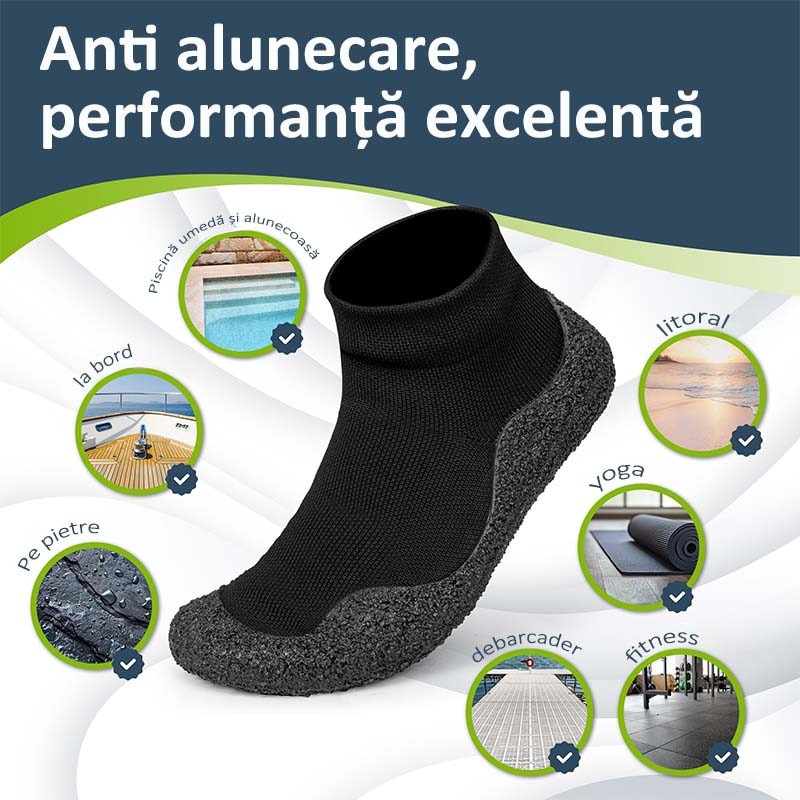 Papuci de plaja/pantofi de apa negru, marimea 43, unisex, design ...