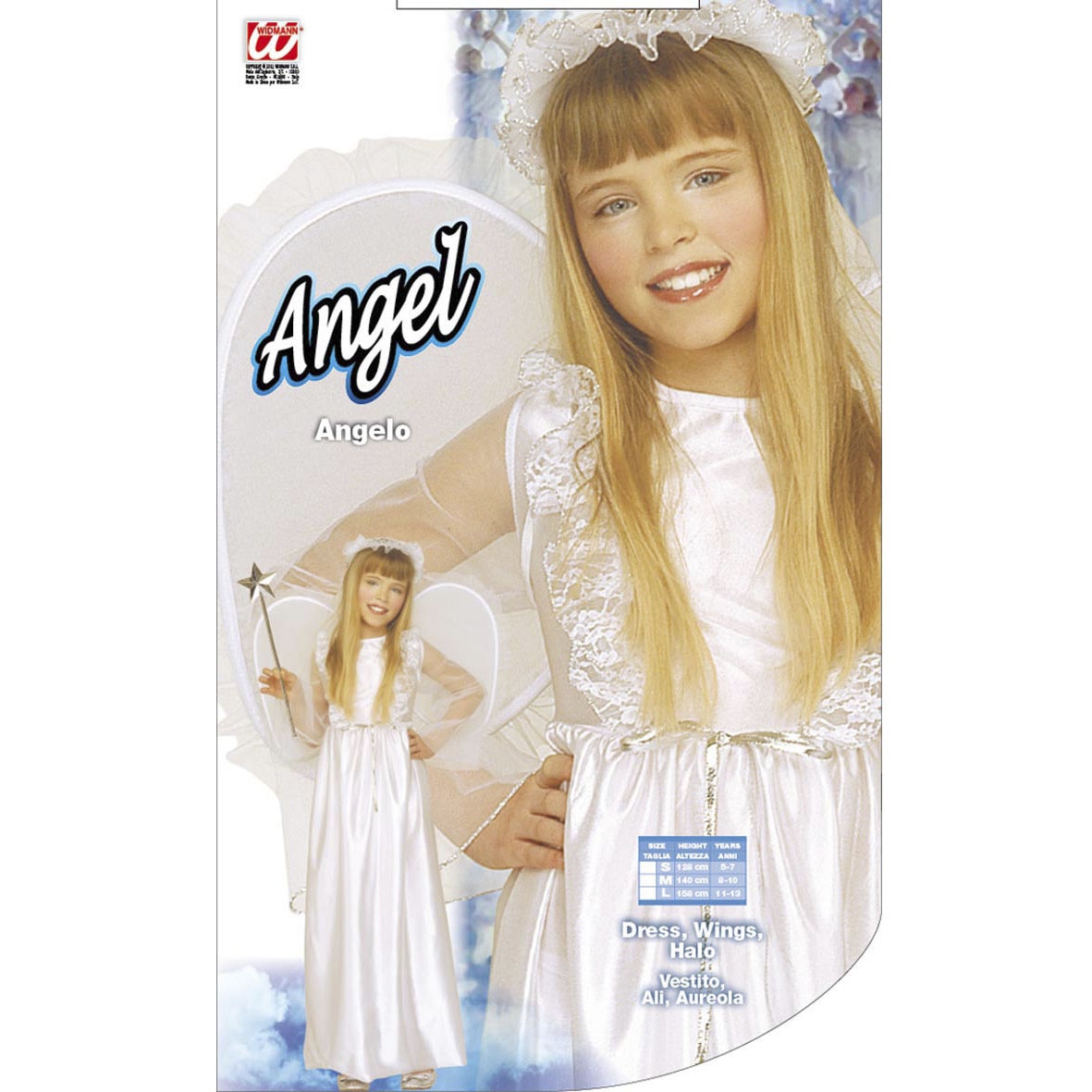 Costum de inger pentru fete, Wildmann, Matase, Marimea 128 - eMAG.ro