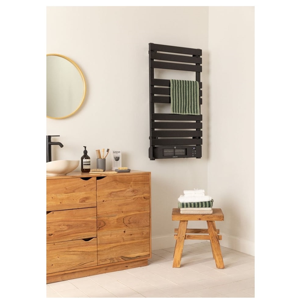 Calorifer/radiator electric pentru baie cu Wi-Fi CREATE, Warm Towel Pro ...