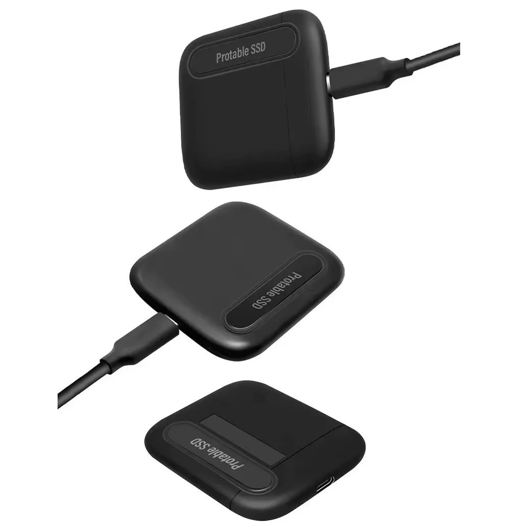 Hard disk extern, ultra usor cu carcasa din polietilenta, Portabil SSD ...