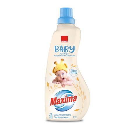 Balsam pentru tesaturi, Sano Maxima Ultra Concentrat Baby Oat, 1l - eMAG.ro