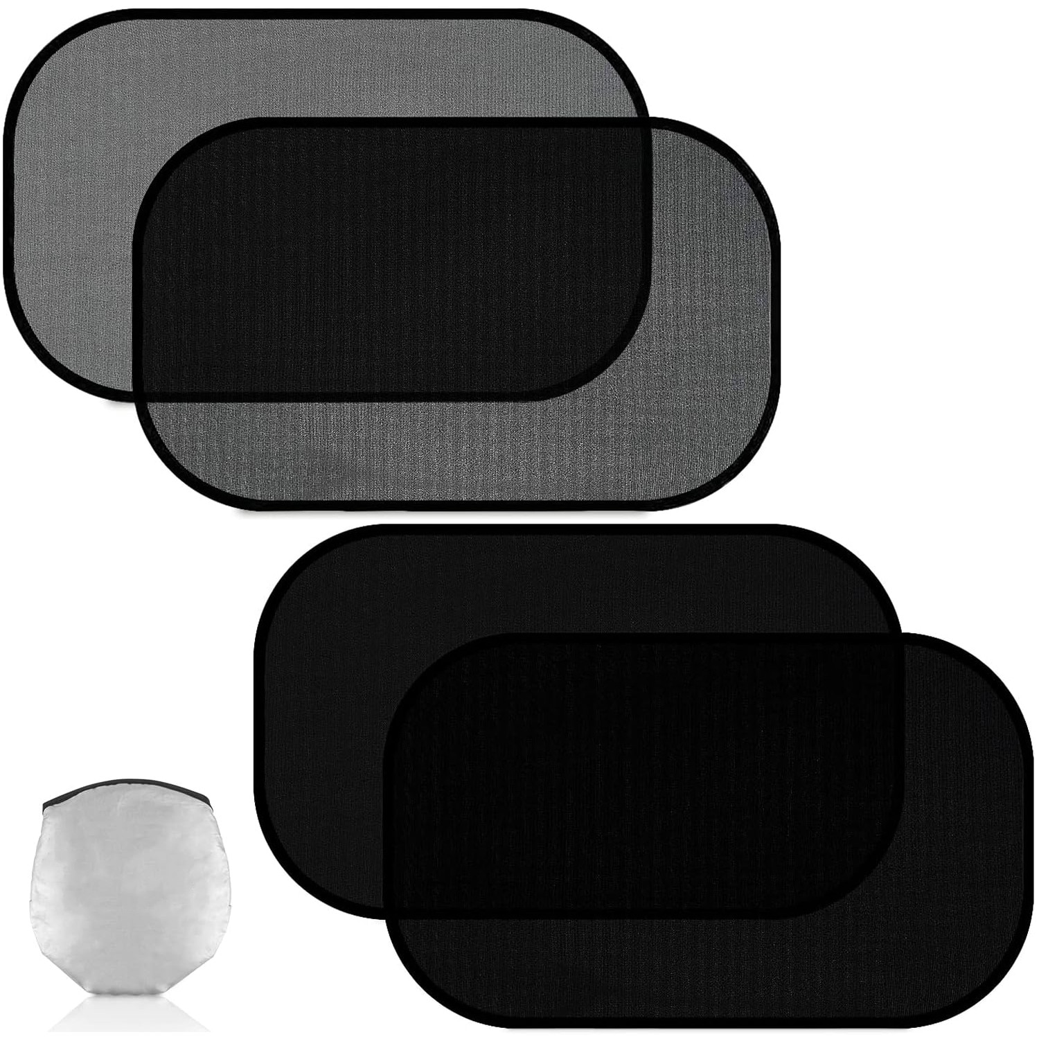 Set 4 Parasolare Auto BYONDSELF®, cu Saculet de Depozitare, Anti-orbire ...