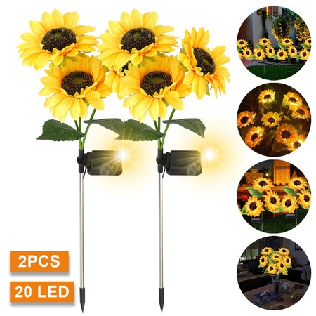 Lumini solare pentru gradina si balcon, 2 pachete, iluminat solar de ...
