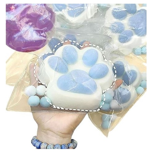 Jucarie antistres squishy XXL cu revenire lenta, model Labuta pisica ...