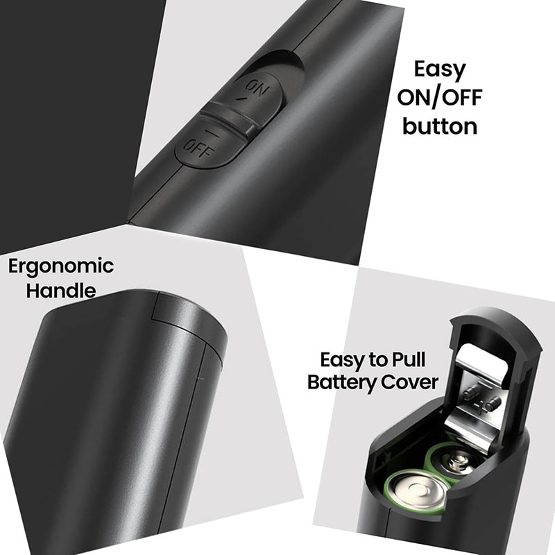 Mixer spumare lapte, BOMSTOM, electric, negru, 3.5x2.25x19.8cm, pentru ...