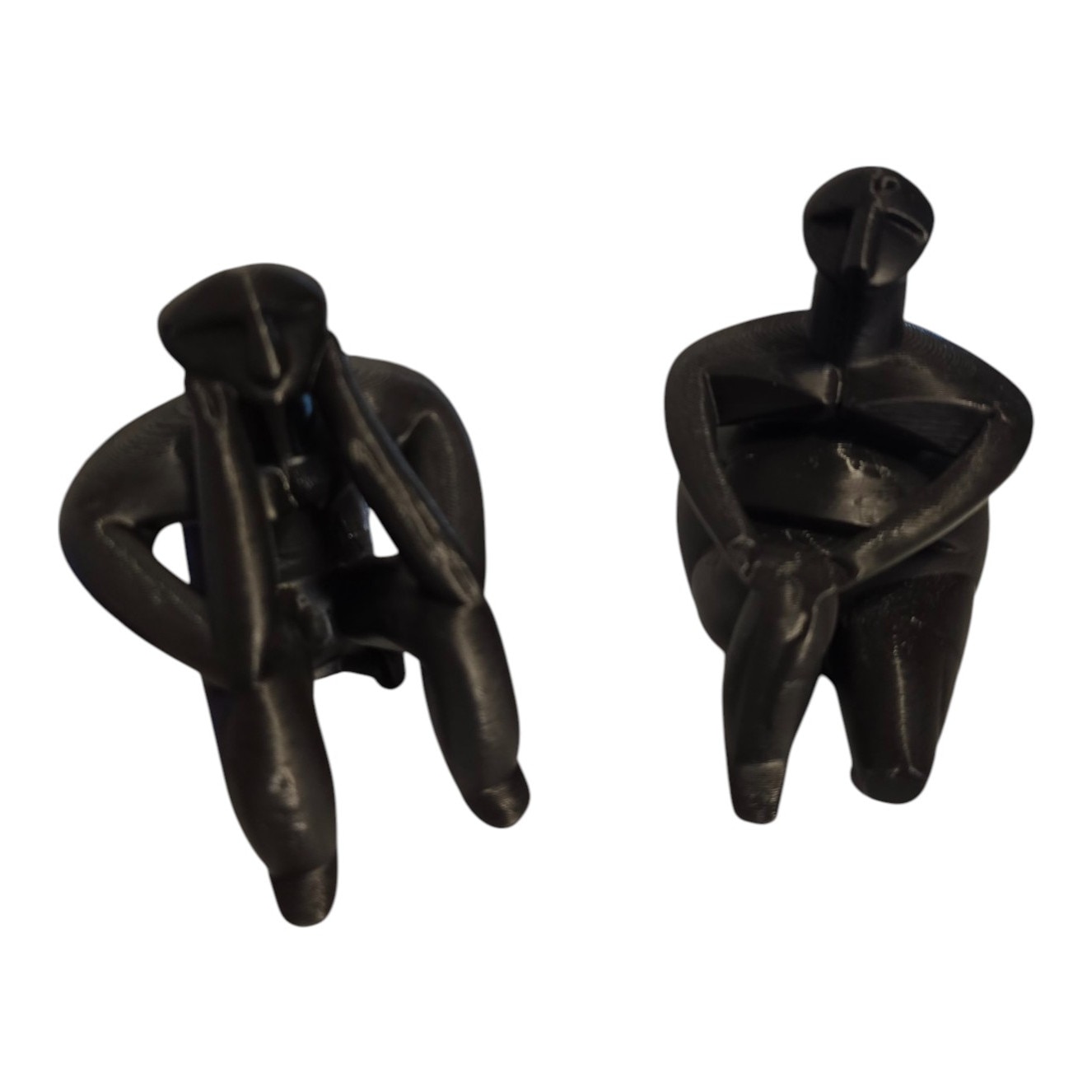 Set 2 Statui, Ganditorul de la Hamangia, 10 cm inaltime - eMAG.ro