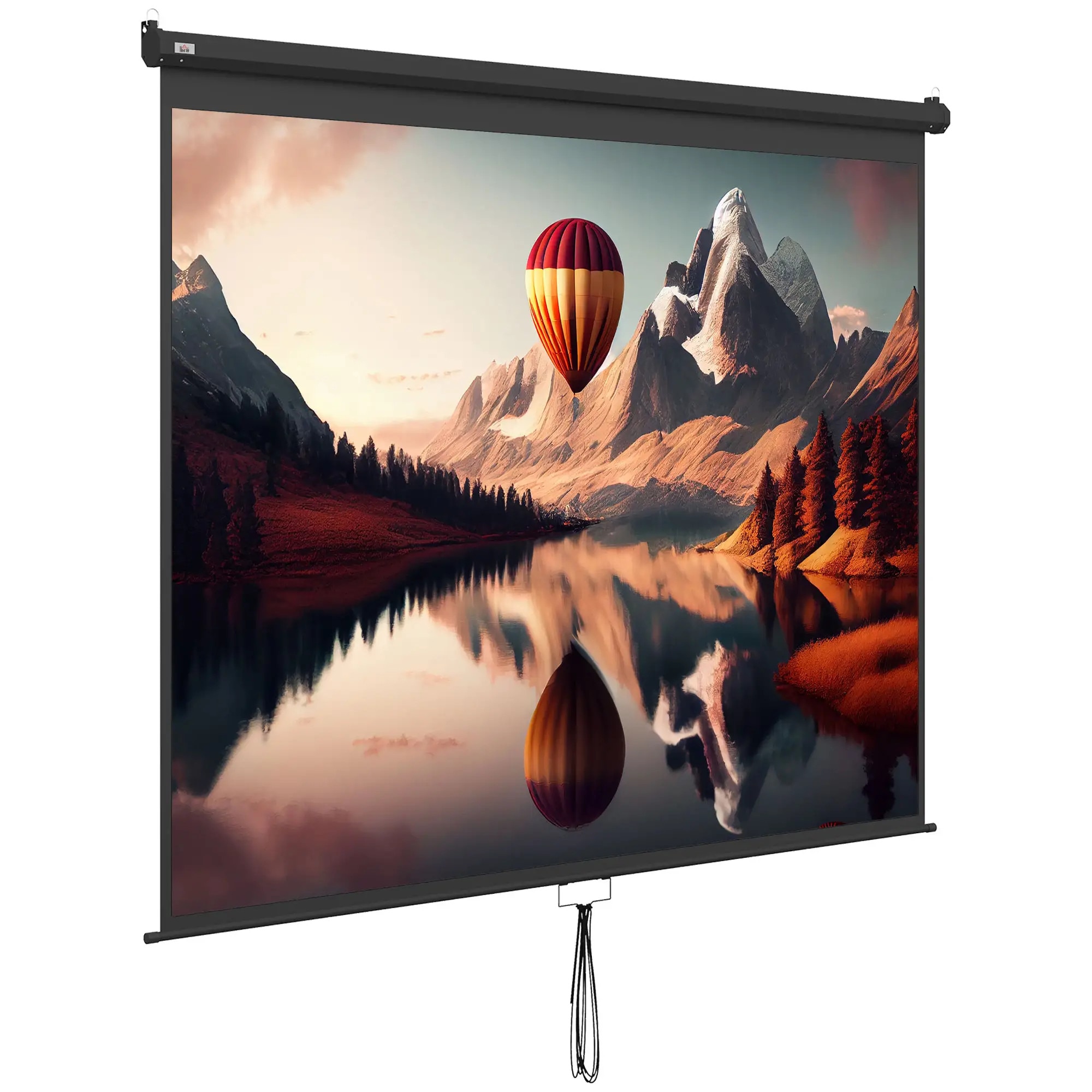 Ecran de proiectie pentru videoproiector, retractabil, 120 Inch, Format ...