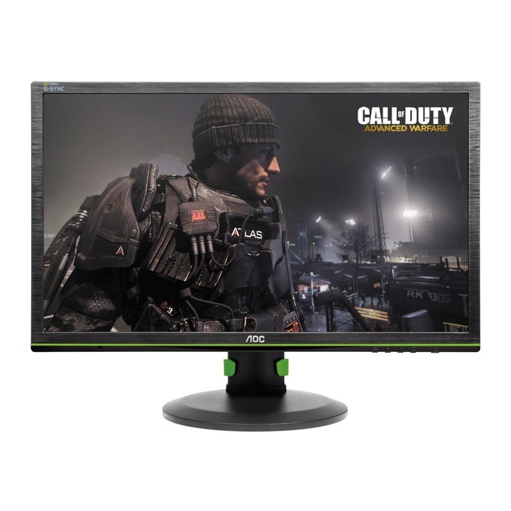 Monitor Gaming LED AOC 24", Wide, Full HD, DisplayPort, Negru, G2460PG ...