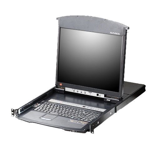 Switch KVM Altusen, 8 Porturi, Dual Rail, 19", 1U - eMAG.ro