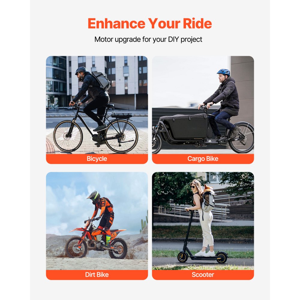 Безчетков DC електрически мотор, 1800W, 48V, 4500 об/мин, за ...