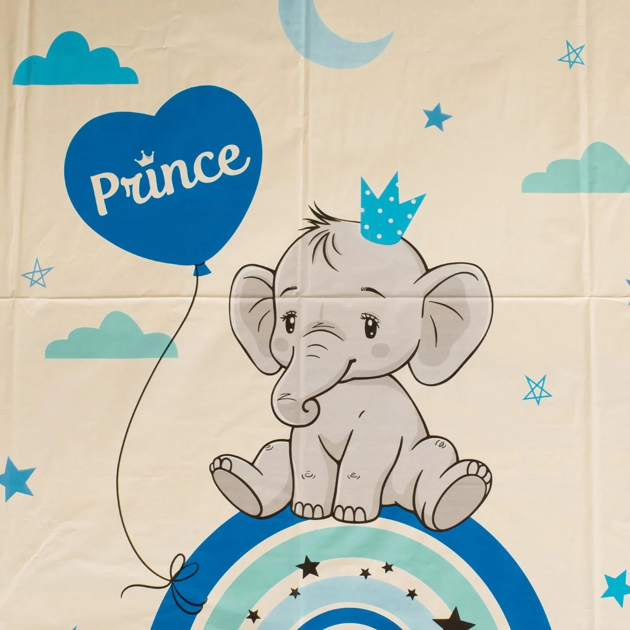 Fata de Masa din Plastic Elefant Curcubeu Prince 120x180cm - eMAG.ro