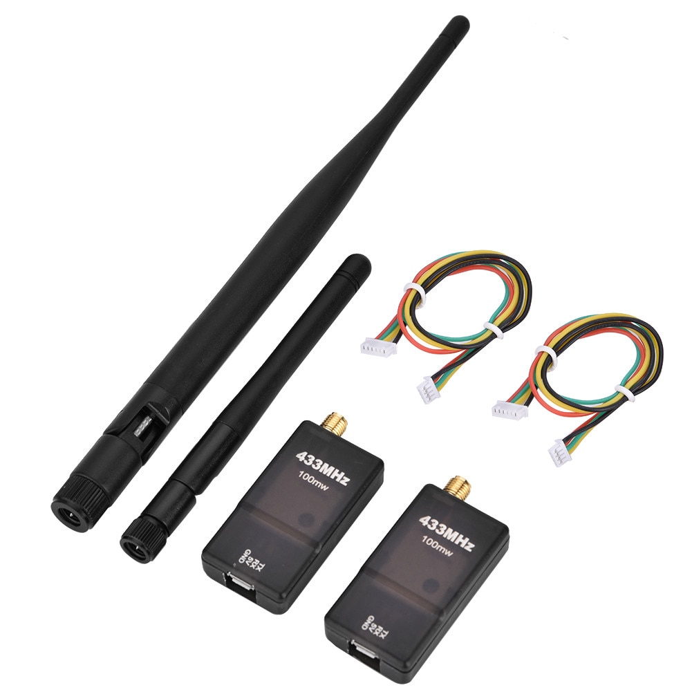 Modul de telemetrie radio 433MHz, Enforose, set 2 module, 100mW, USB, 4 ...