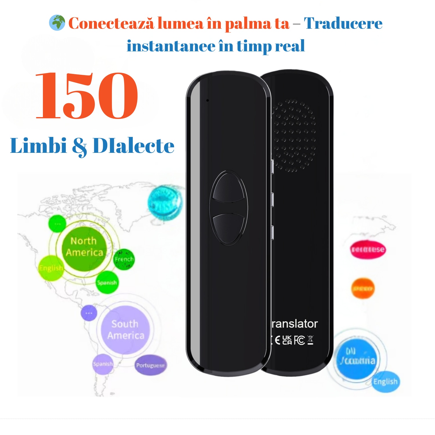 Traducator Vocal PLEMORY®, Voce, Inteligent Bidirectional online – 150 ...