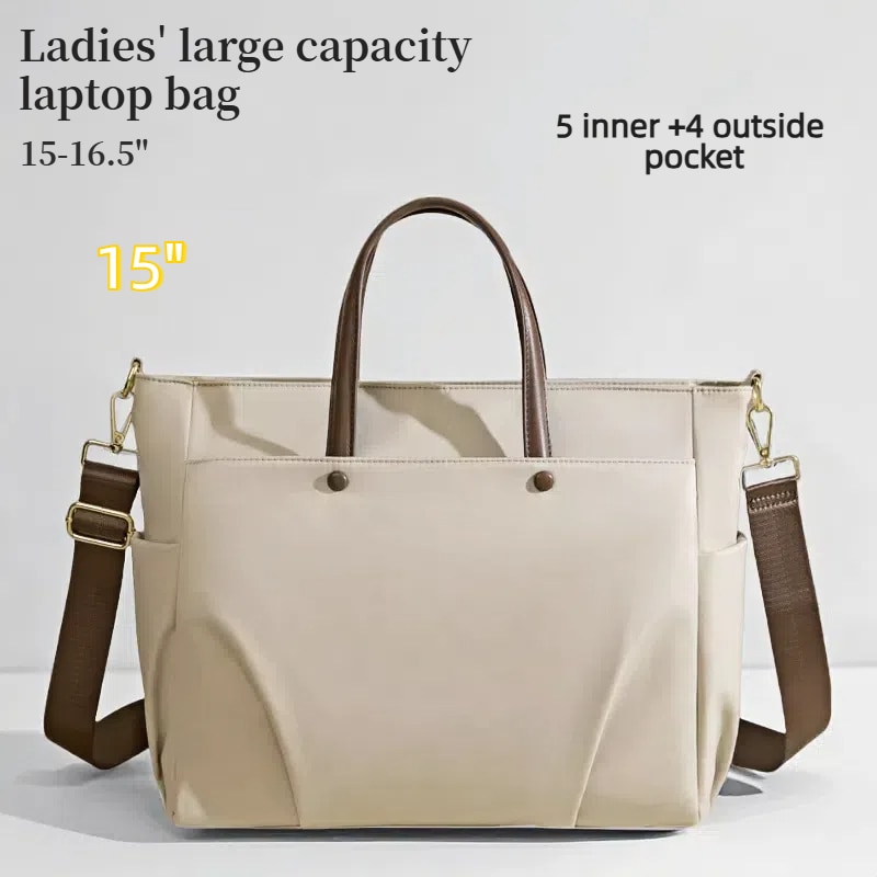 Geanta laptop cu compartiment pentru laptop, capacitate mare ...