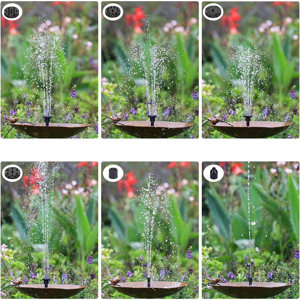 Fantana solara Pompa solara pentru iaz DIY cu teava de apa de 1,2 m, cu ...