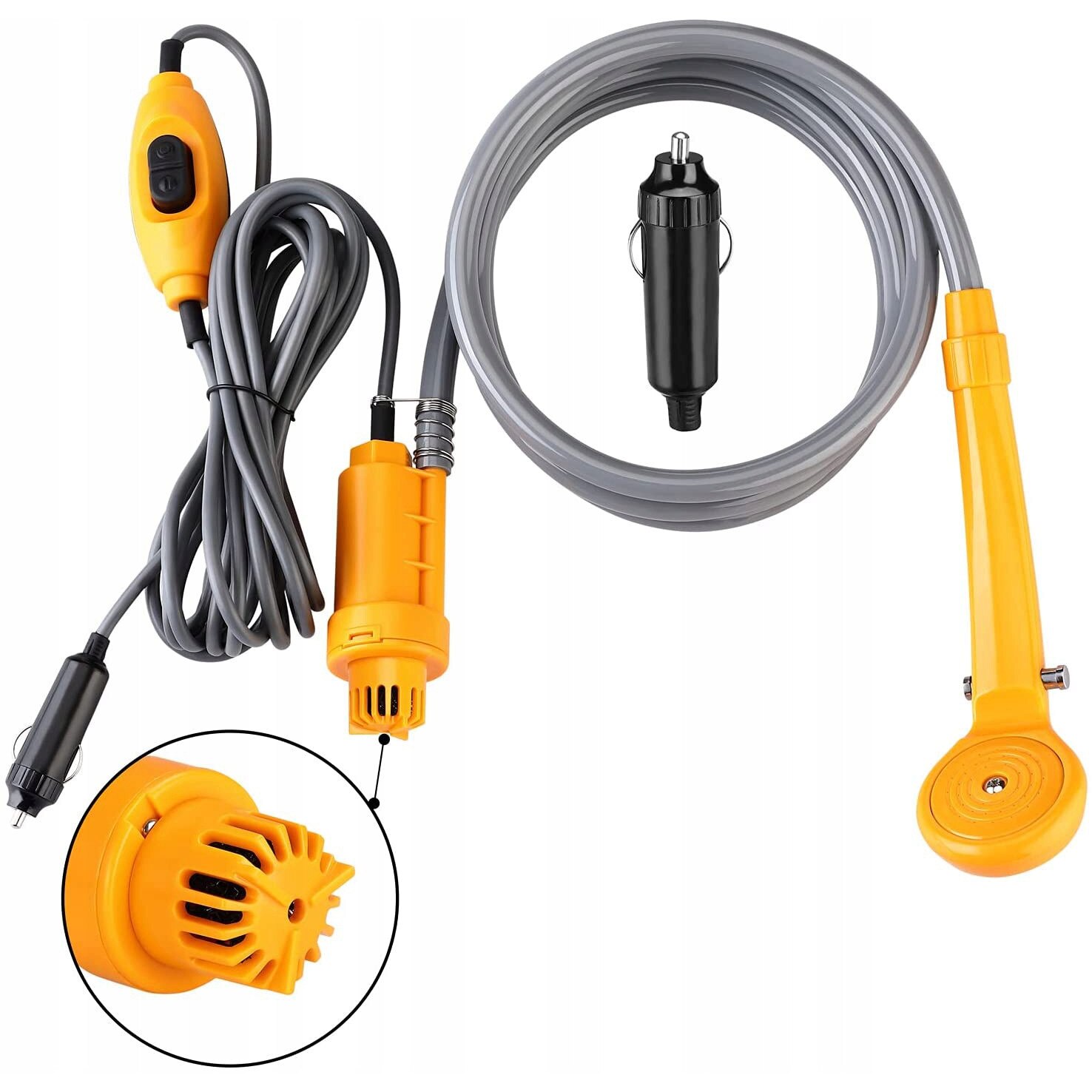 Dus portabil pentru camping, dus de camping Dus de camping portabil cu ...