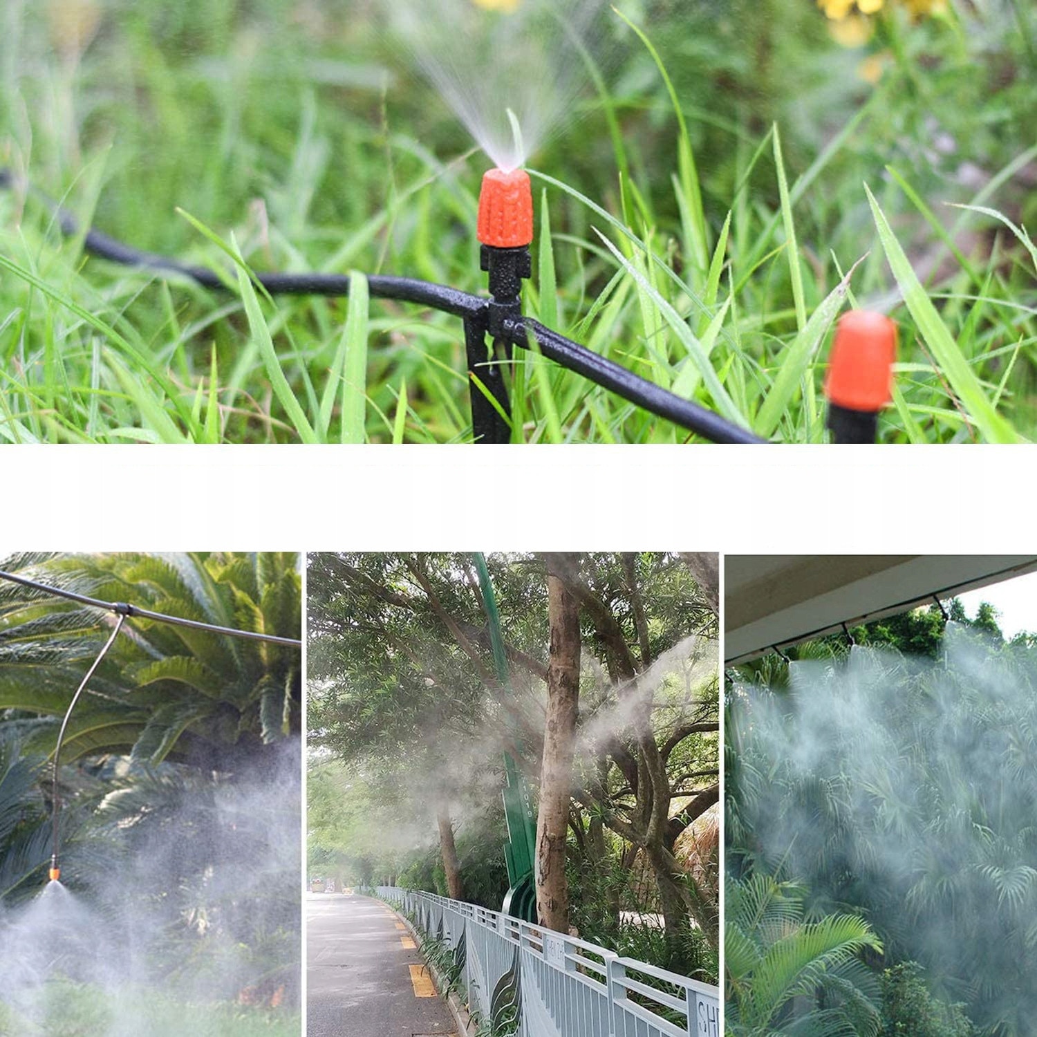 Kit sistem de irigare, 30 m micro irigare prin picurare de gradina, kit ...