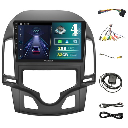 Navigáció Hyundai I30 ( 2007 - 2012 ) Android 13 és Carplay, MaxTech, 9 ...