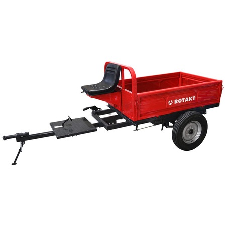 Remorca motocultor Rotakt Maximo REM500, basculabila, capacitate ...