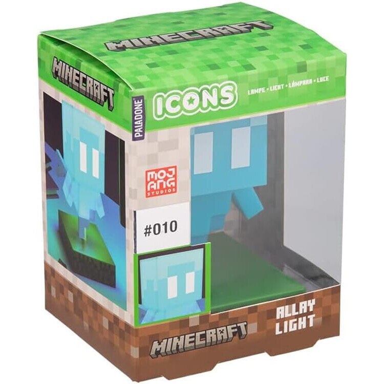 Lampa de veghe copii, Paladone, Minecraft Allay, 11cm, albastra - eMAG.ro