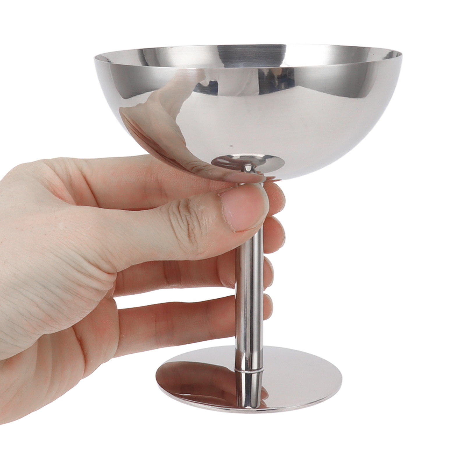 Pahar din inox pentru inghetata, design elegant, reutilizabil ...