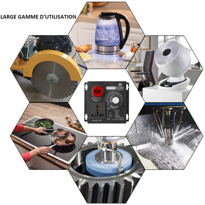 Regulator de viteza motor AC Enforose, parametri reglabili, disipare a ...