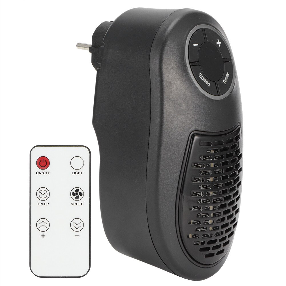 Incalzitor Mini pentru Acasa cu Telecomanda, 2 Trepte, Design Anti ...