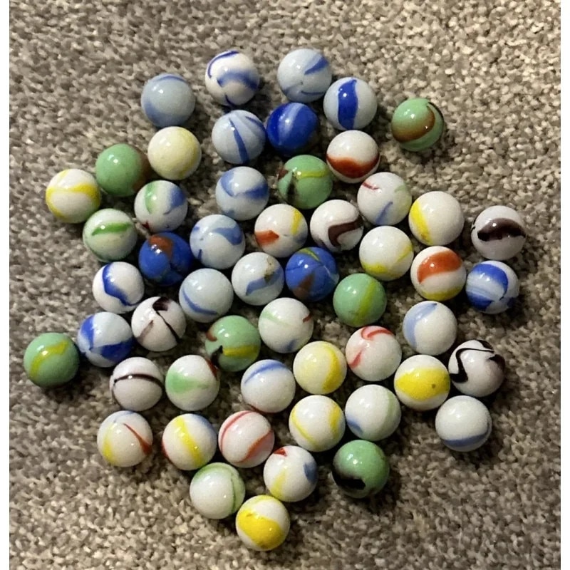 Set bile de sticla, limonine, decorative, 250 g, Gonga® Multicolor ...