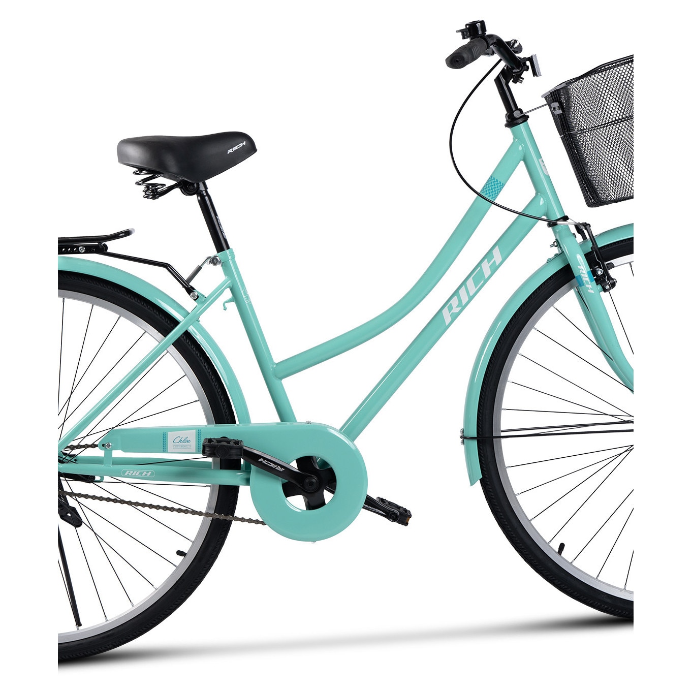 Bicicleta de Oras cu Roti de 28 inch, cos si portbagaj, Frana spate ...