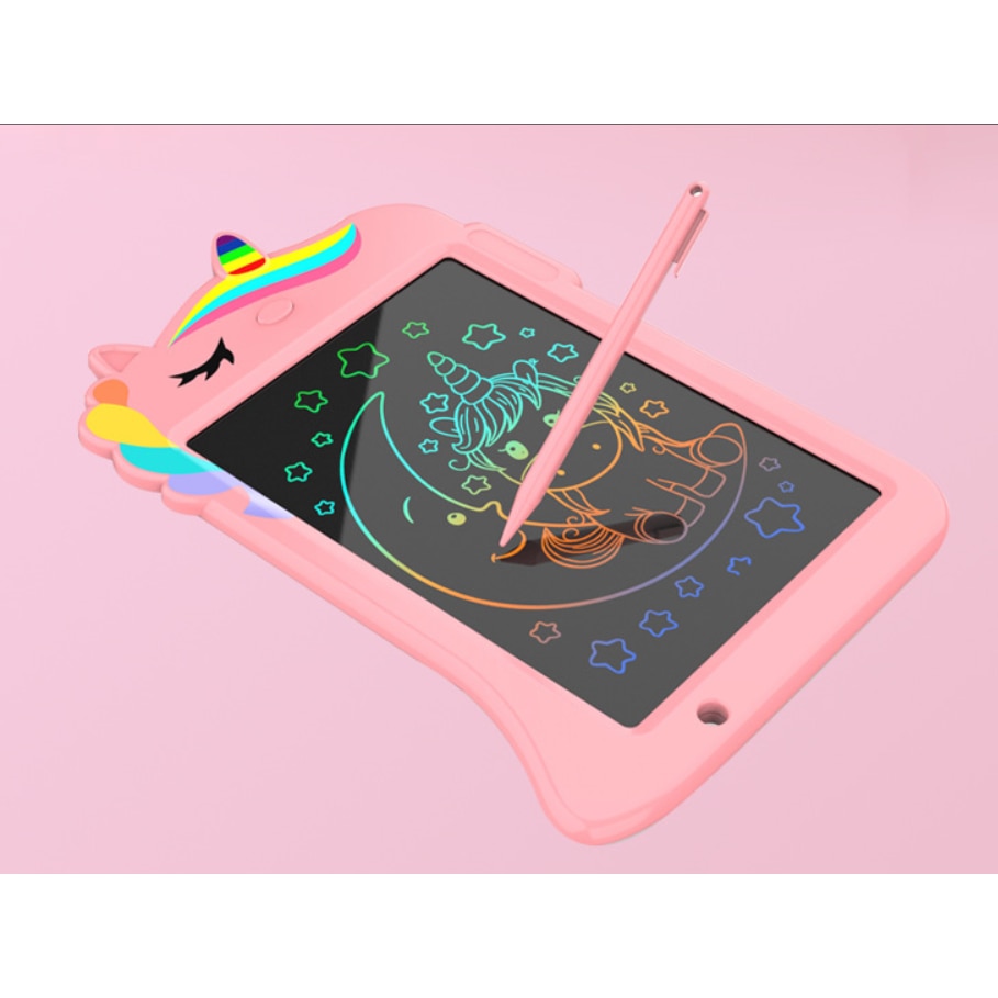 Tableta de scris pentru copii, unicorn roz, 17.5x26.5cm - eMAG.ro