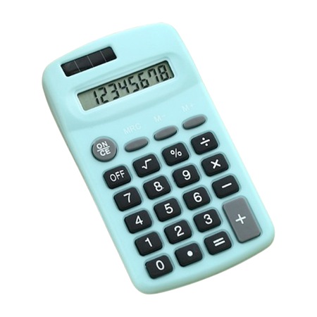 Calculator mic solar, 8 cifre, albastru - eMAG.ro