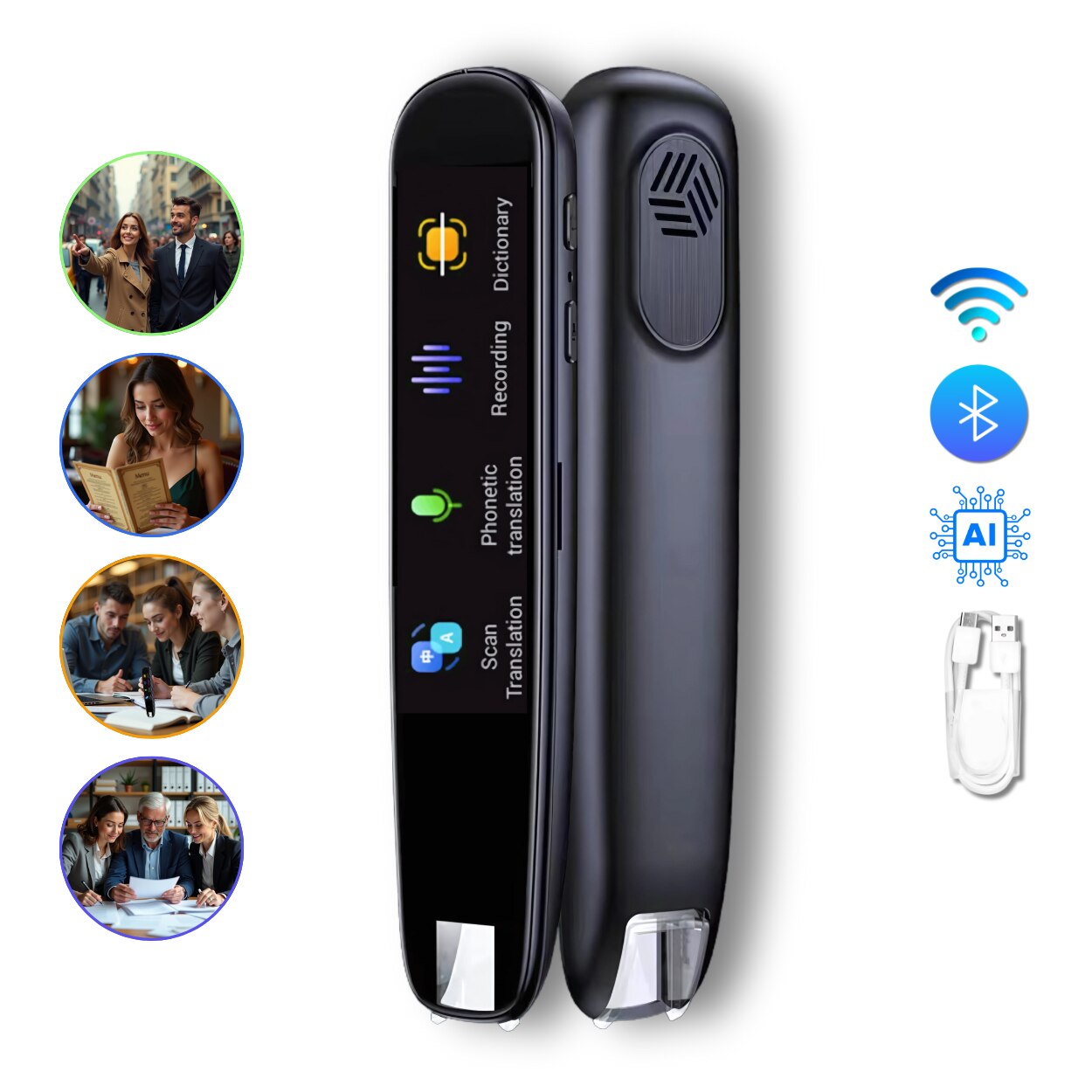 Traducator Inteligent Multifunctional, cu Ecran Touch Screen 2.22 inch ...