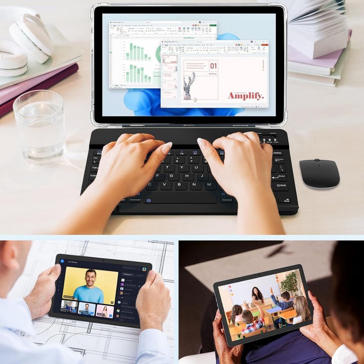 2 az 1-ben tablet, 10.1 hüvelykes kijelzővel, 8GB RAM (4+4GB bővíthető ...