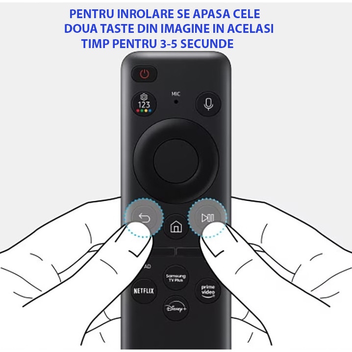 Telecomanda KNTECH®, BN59-01312B pentru Smart TV Samsung, QLED UHD 4K ...