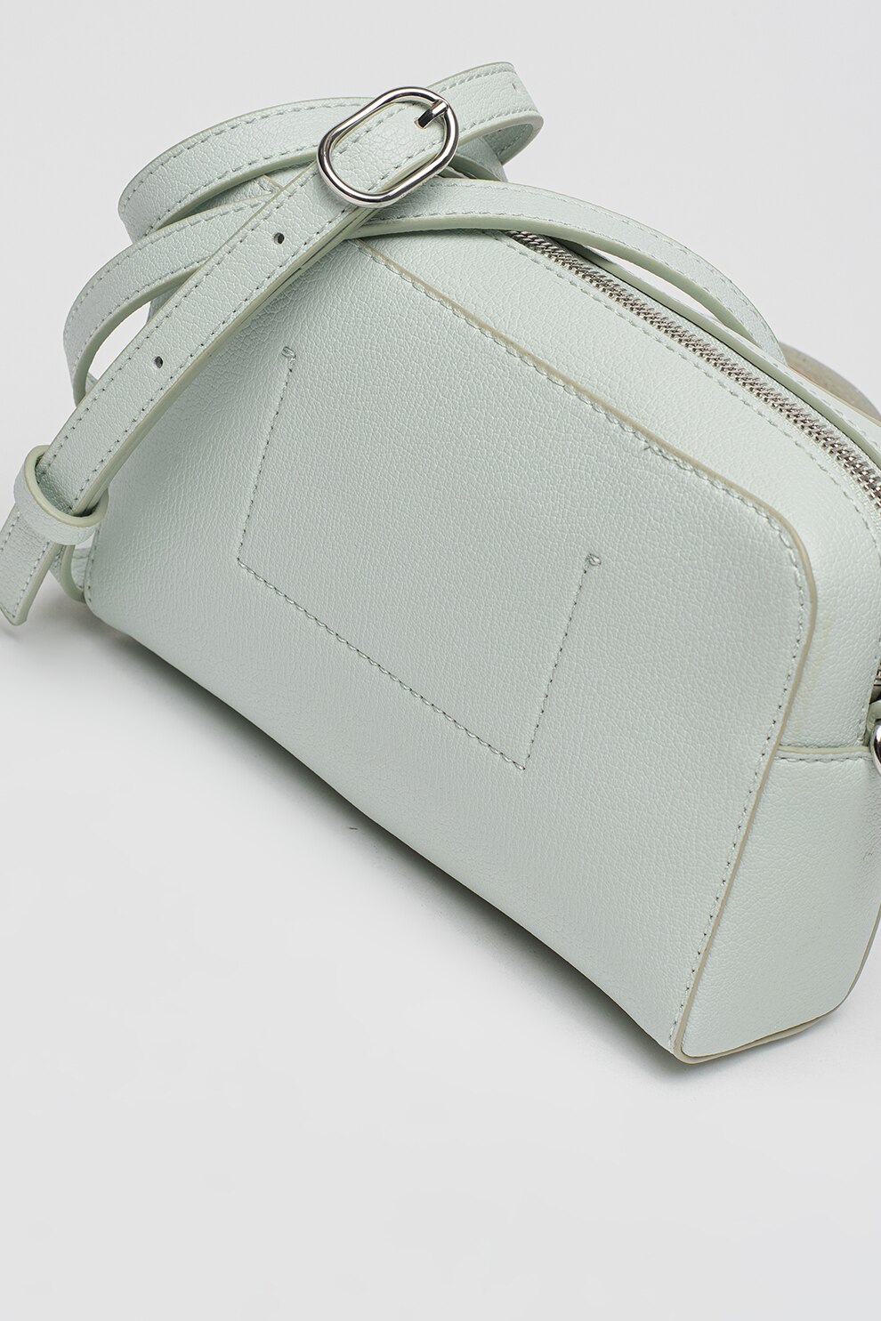 CALVIN KLEIN JEANS, Geanta crossbody din piele ecologica cu logo, Verde ...