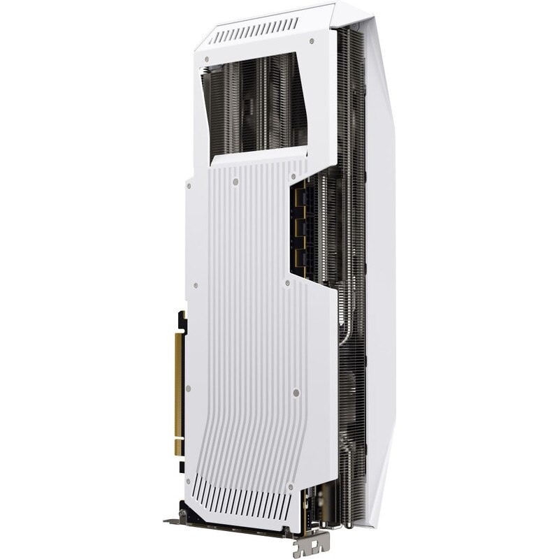Видеокарта XFX Radeon RX 9070 XT Mercury GAMING OC White 16GB GDDR6 256 ...