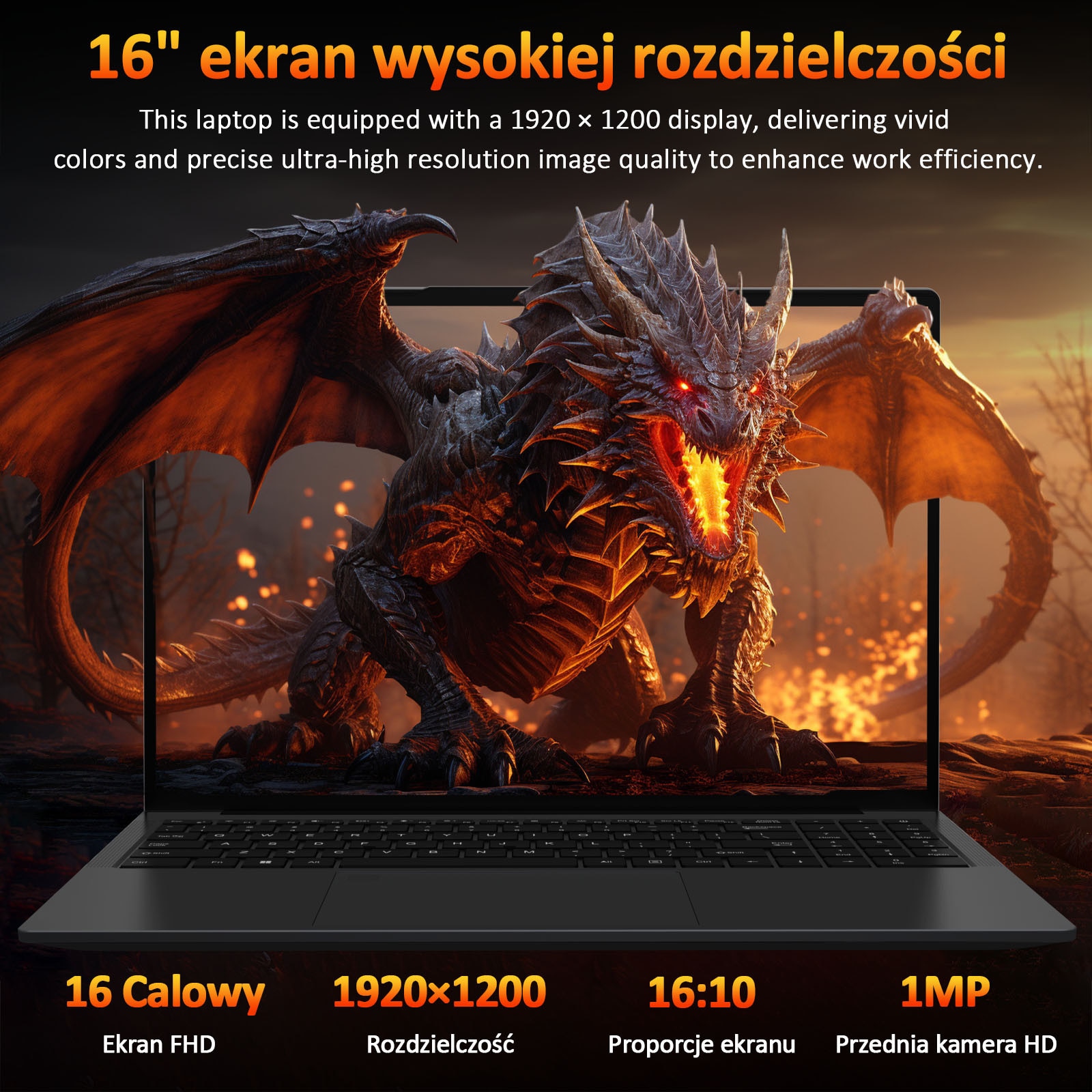 Auusda Laptop 16" Win 11 AMD Ryzen™ 3 3250U, 16Go RAM 1To SSD Pana la 3 ...